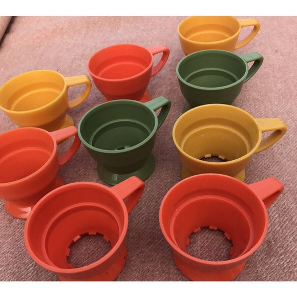 Dining | Vtg Solo Cozy Cups Holders Coffee Camping Retro Plastic 7s ...